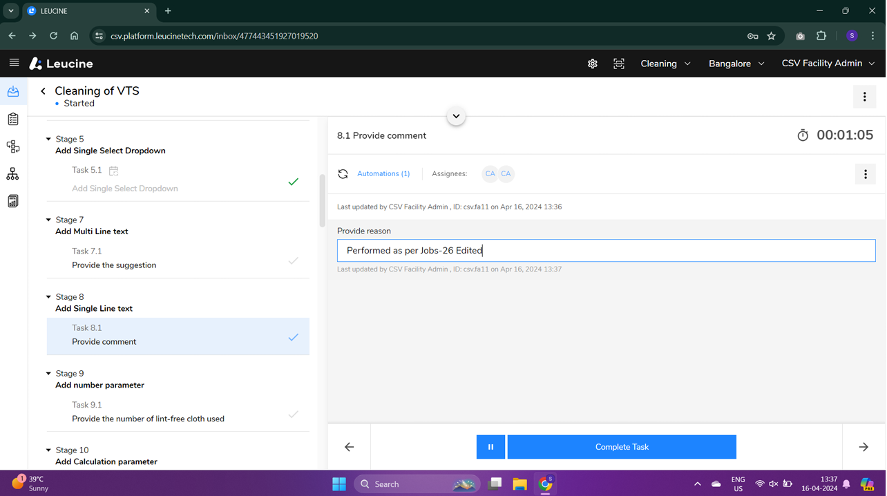 How to Execute the Single Line Text Process Parameter of a Job (v2)